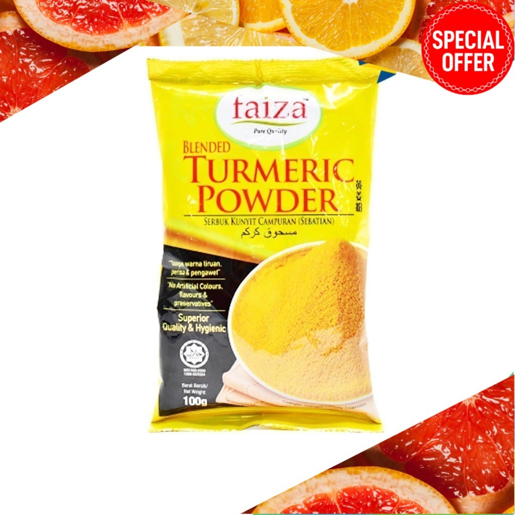 Serbuk Kunyit Faiza Blended Turmeric Powder (100g) | Shopee Malaysia