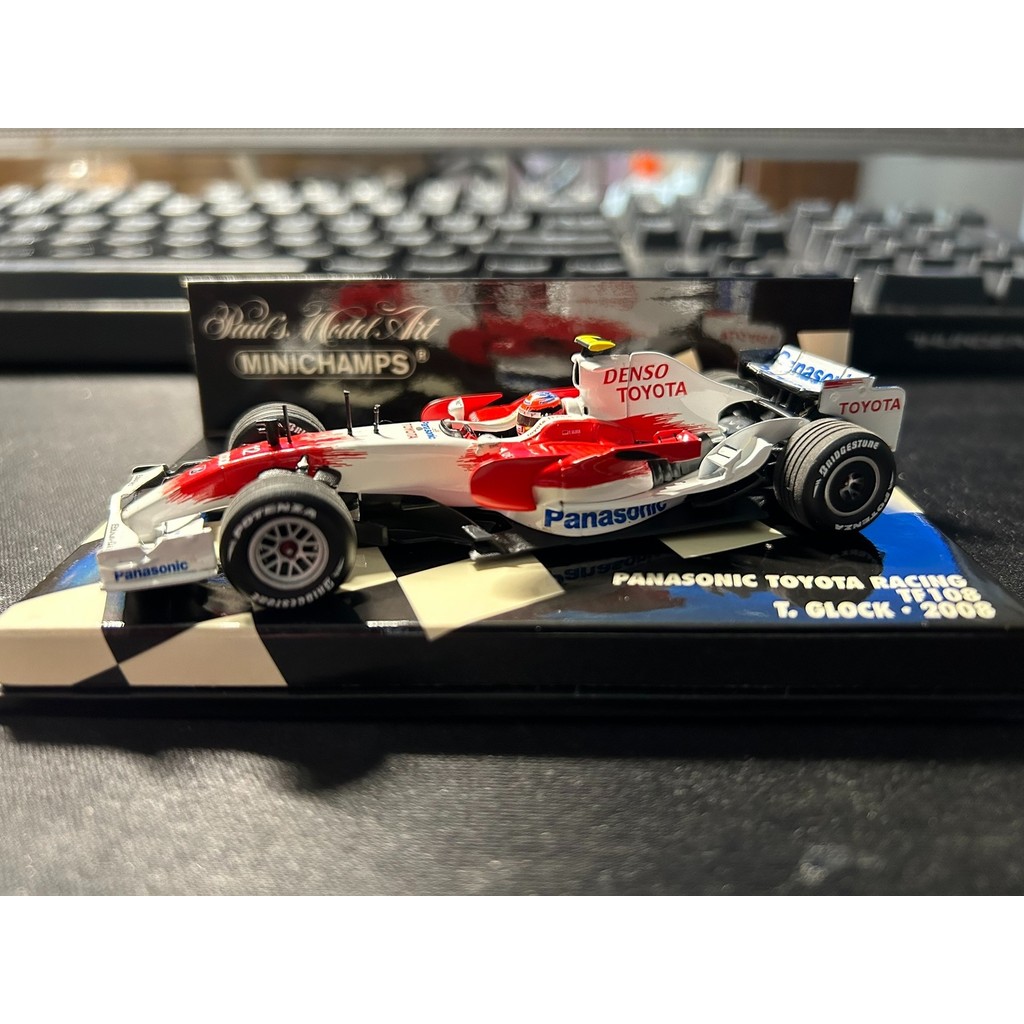 [Ready Stock] Mini Cut 1/43 F1 Toyota Fleet TF108 Glock 2008 Game ...