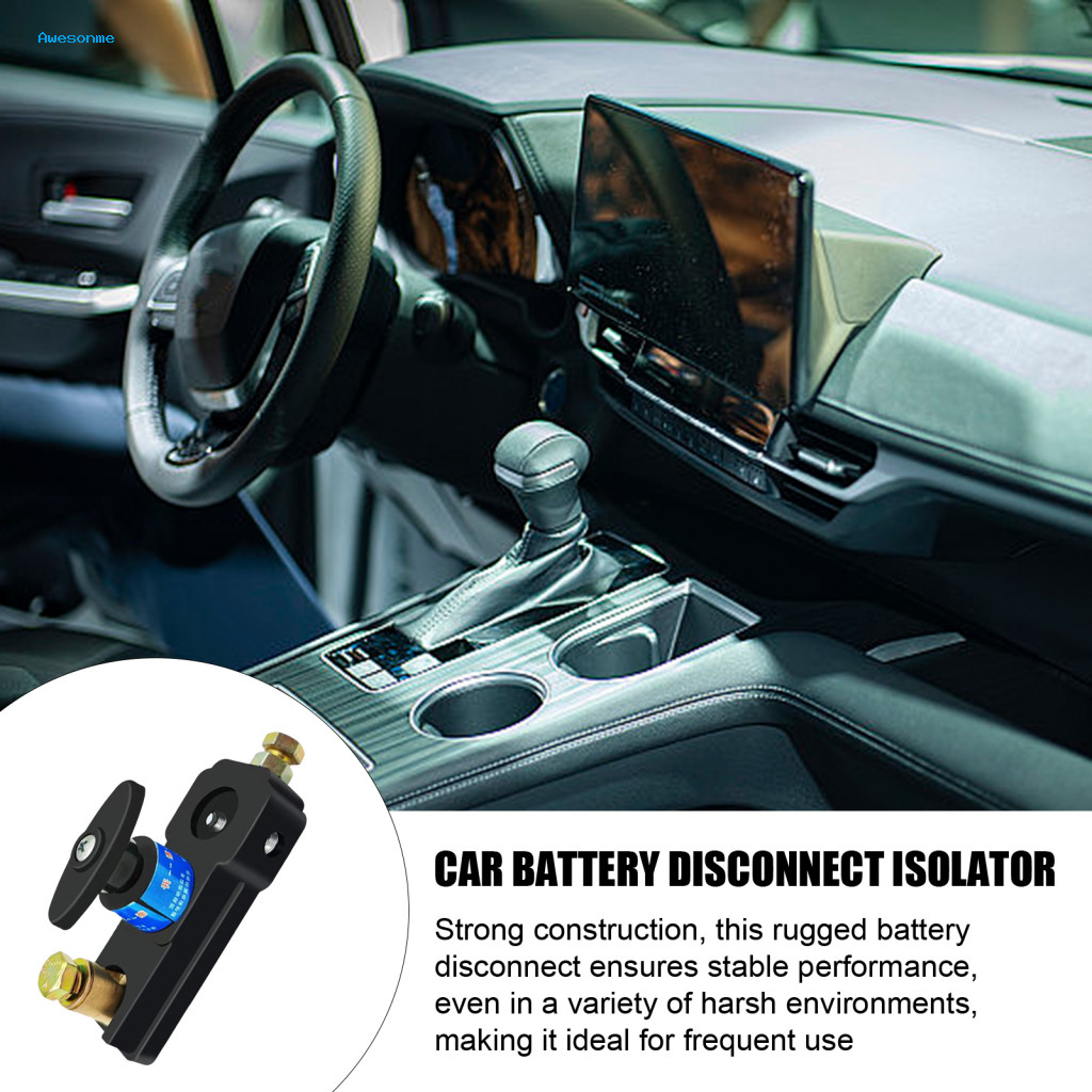 Battery Disconnect Unit Protect Vehicle Electrical System 12v 24v Battery Isolator Switch for ...