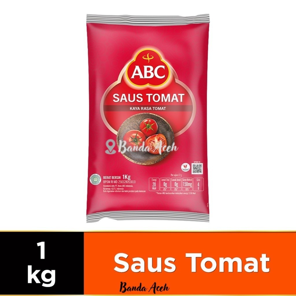 (Aceh) Abc Tomato Sauce 1 kg | Shopee Malaysia