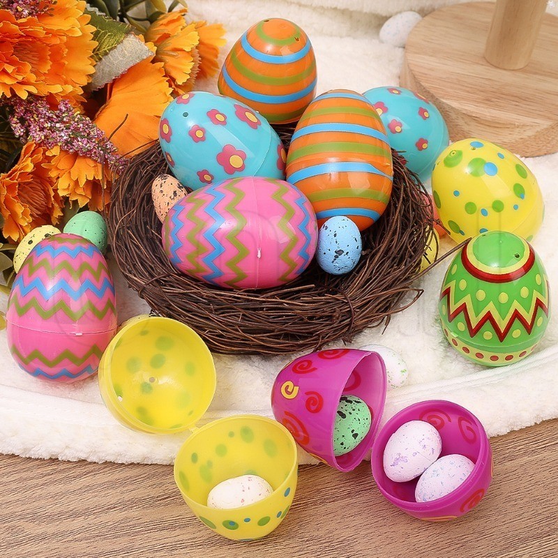 Easter Egg Color Fillable Opening Egg - Easter Party Decoration ...