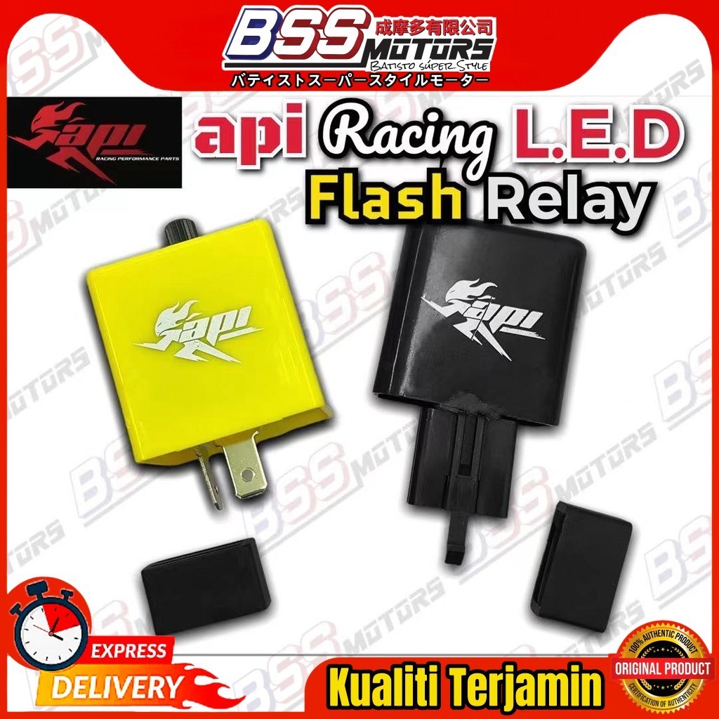 API LED Signal Condenser Flasher Relay Adjustable PNP Honda Yamaha Y15 ...