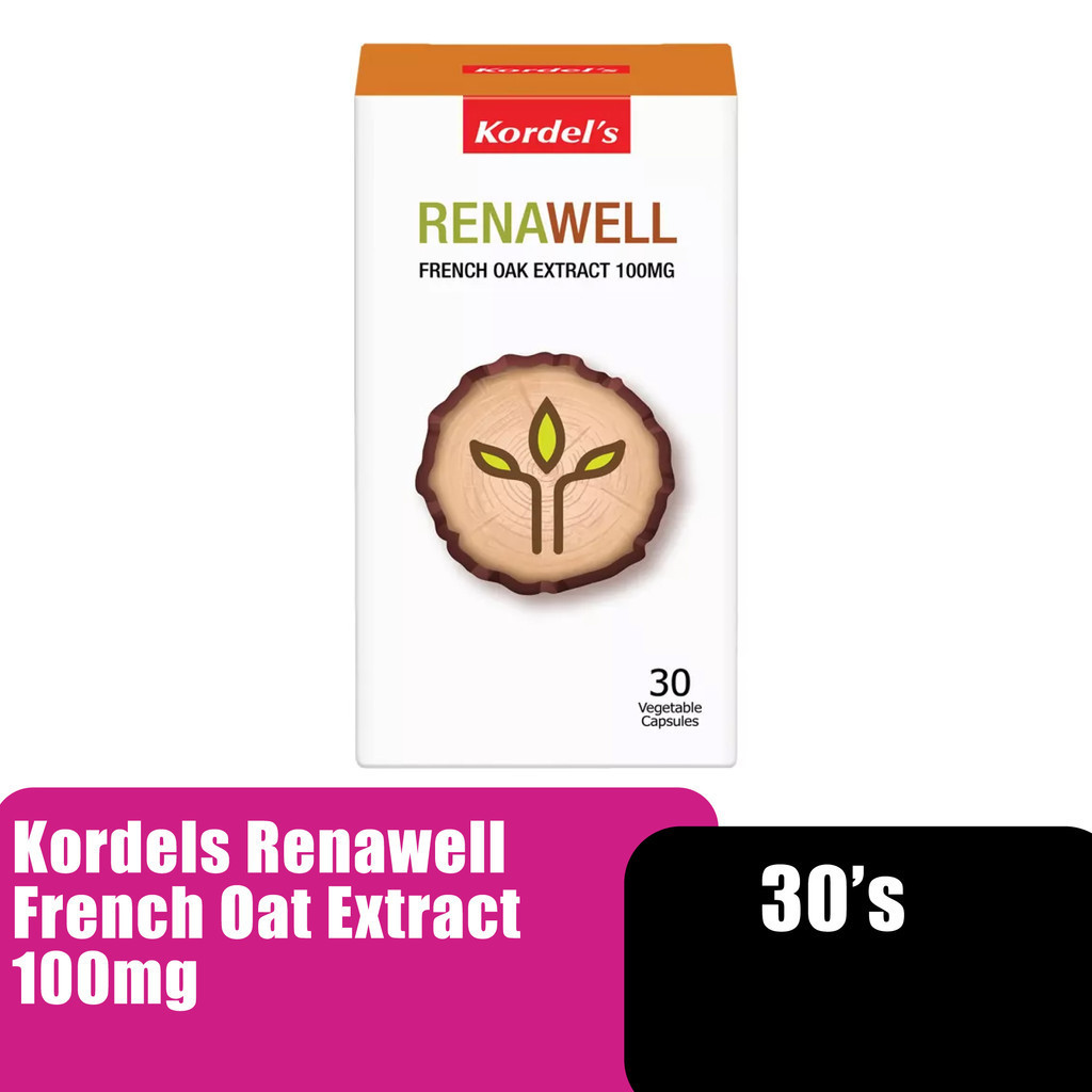 Kordel Renawell French Oat Extract 100mg 30's For Liver and Kidney ...