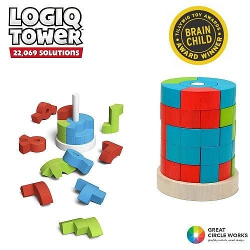 LOGIQ Tower 3D Educational Building Block Puzzle eslite | Shopee Malaysia