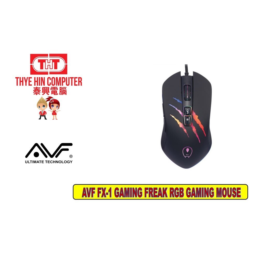 AVF GAMING FREAK FX-1 GAMING MOUSE RGB | Shopee Malaysia