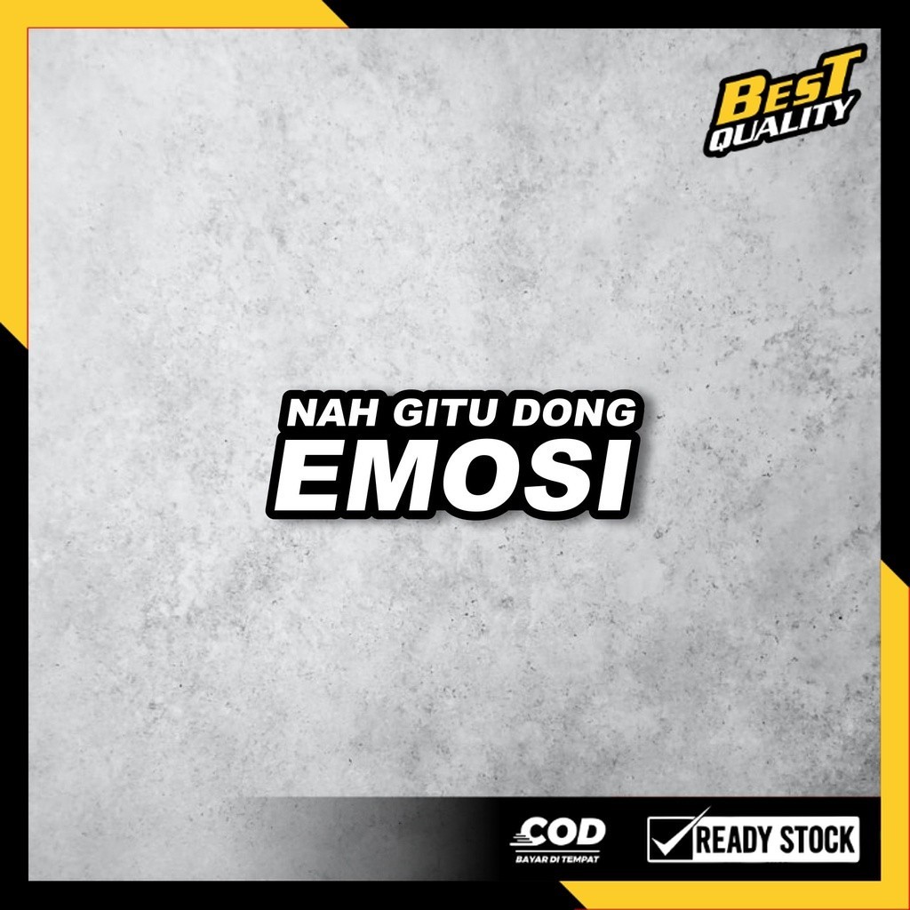 Nah GITU DONG EMOSI bus Sticker - Bismania bus Mania Sticker Cutting ...