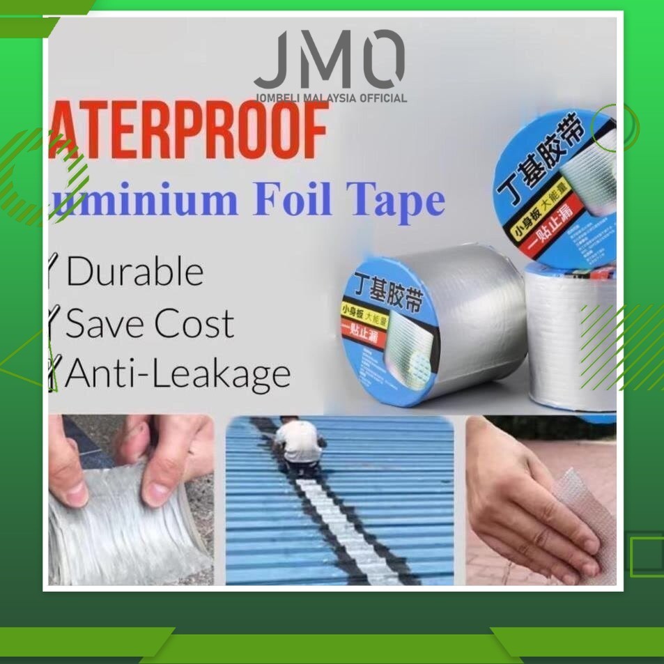 [JMO] Flood Repair Waterproof Tape Anti-leakage Aluminium Foil Tape ...