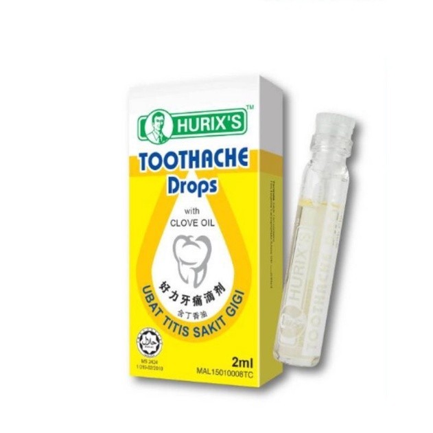 Hurix's Toothache Drops With Clove Oil 2ml | Shopee Malaysia