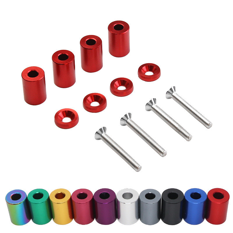 Universal Racing Aluminum 1" Billet Hood Vent Spacer Riser Kits For All ...