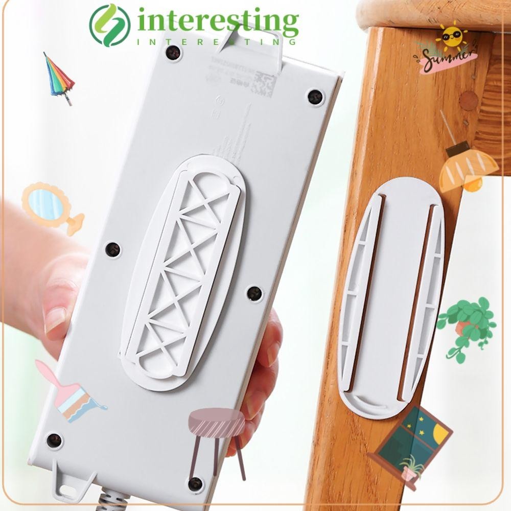 INTERESTING Plug Fixer Gadget Self-Adhesive Wall Fixer Seamless Socket ...