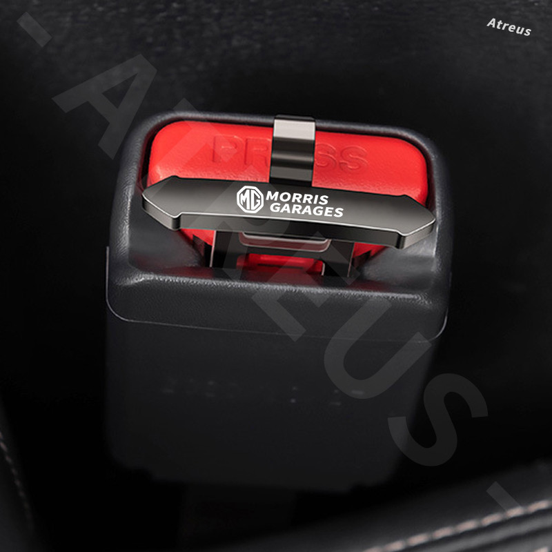 MG Car Seat Belt Buckle Insert Hook Sound Eliminate Car Safety Belt ...