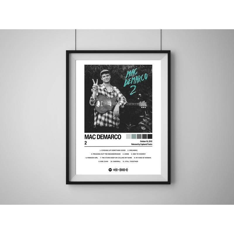 Mac DeMarco Poster | 2 canvas Print Music Album Cover Artwork | Shopee ...