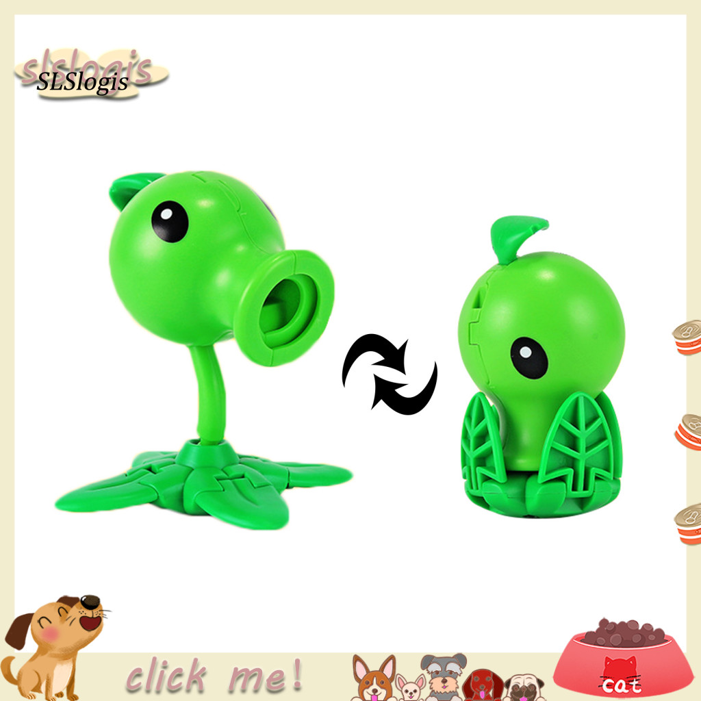SGW_ PVZ Action Figure Cute Zombie Chomper Peashooter Melon-pult Model ...
