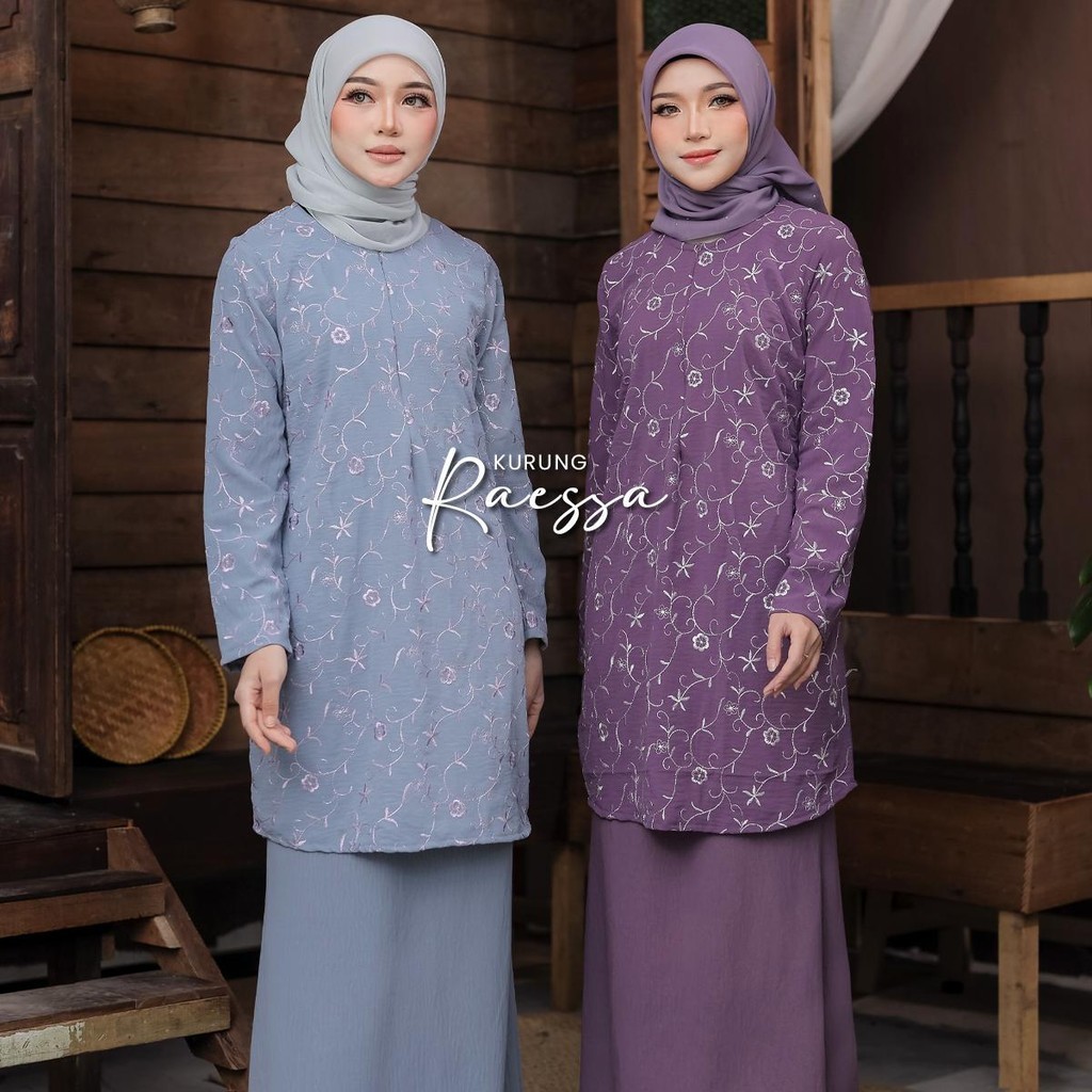 TUNIKMY Baju Kurung Raessa mom | Set Baju Sedondon Ibu dan Anak | Baju ...