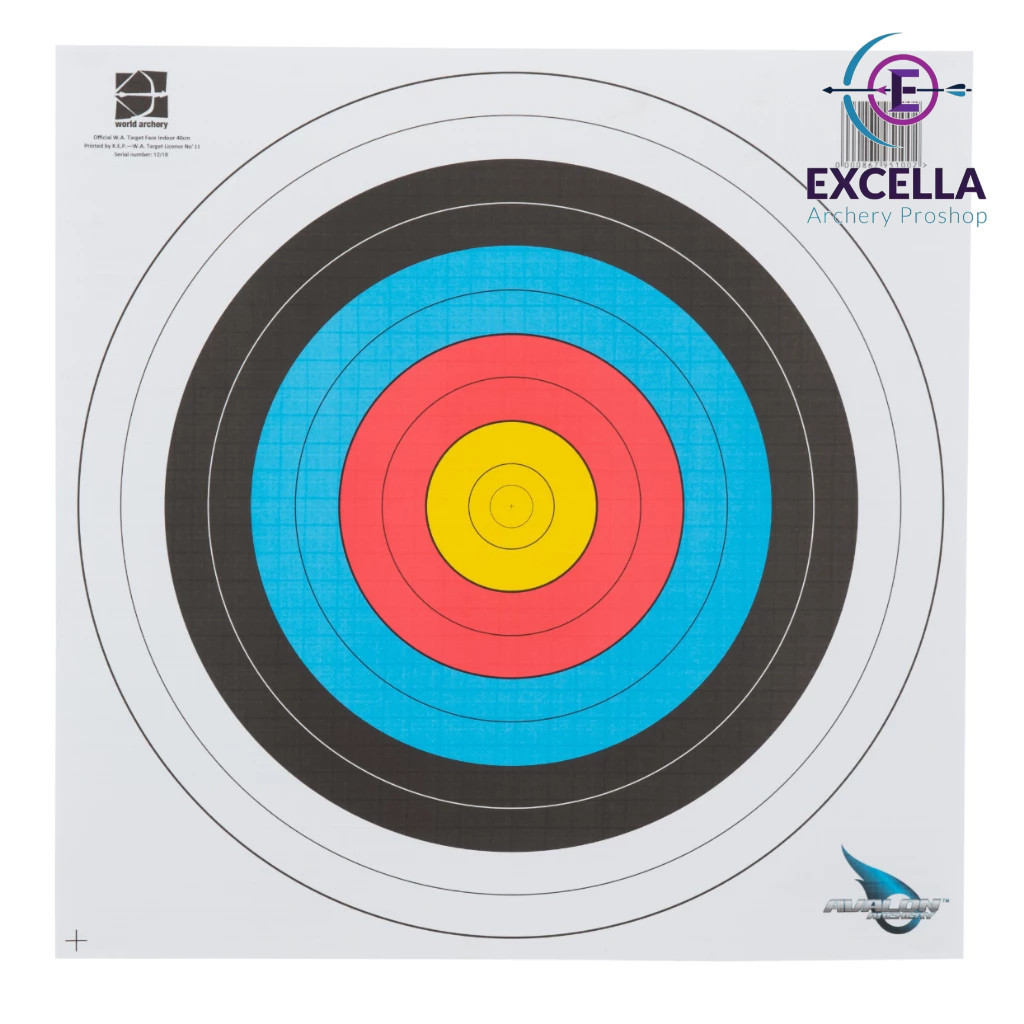 Avalon Archery Target Face 40cm (5pcs) / Excella Archery Proshop ...