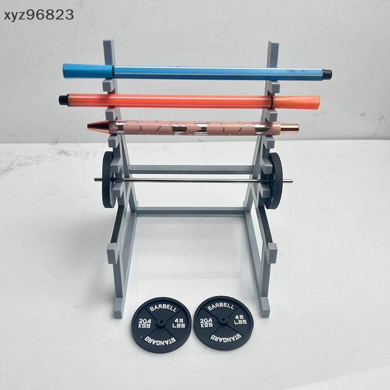 [XYZ] Squat Rack Pen Holder, Funny Gym Pen Holder, Barbell Pen Holder ...