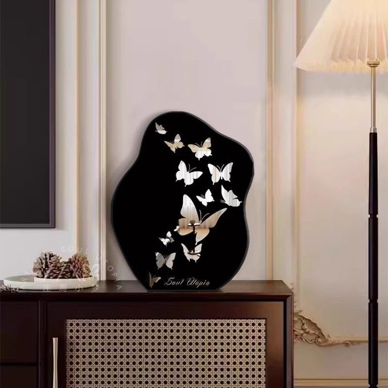 Lukisan Hiasan Gaya Vintage Rama-rama Lukisan Cermin Perancis Hiasan ...