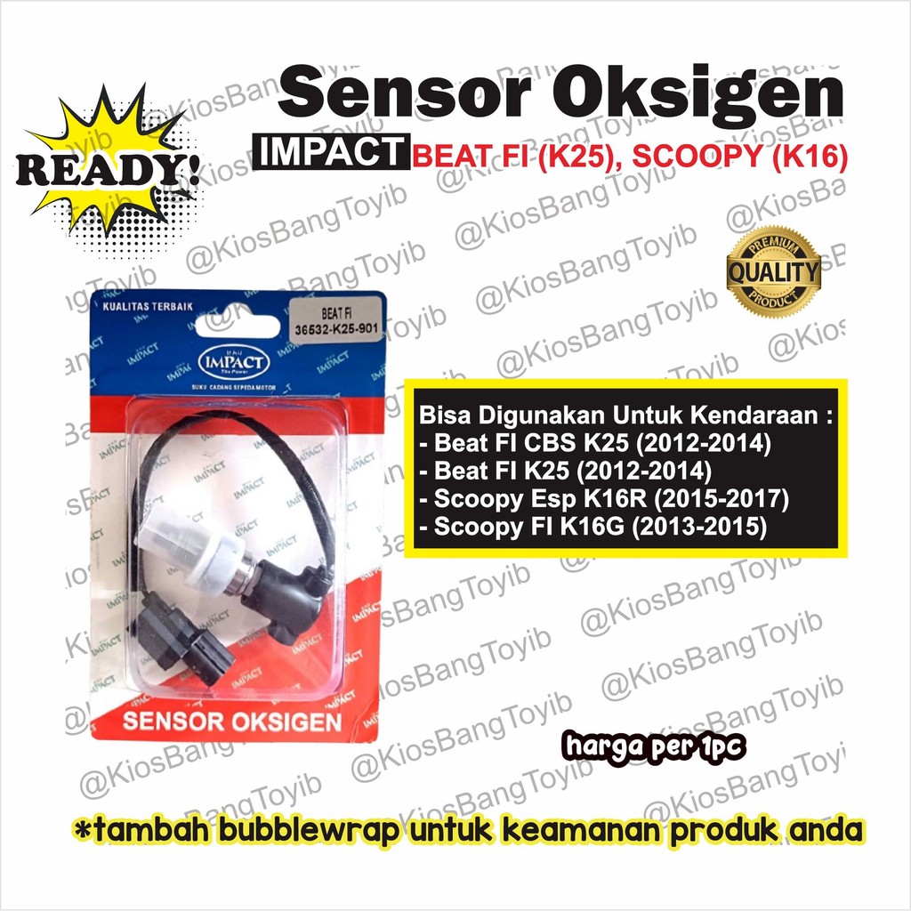 Oxygen Sensor Oxygen Sensor Honda Beat FI Scoopy Esp Scoopy FI (Impact ...