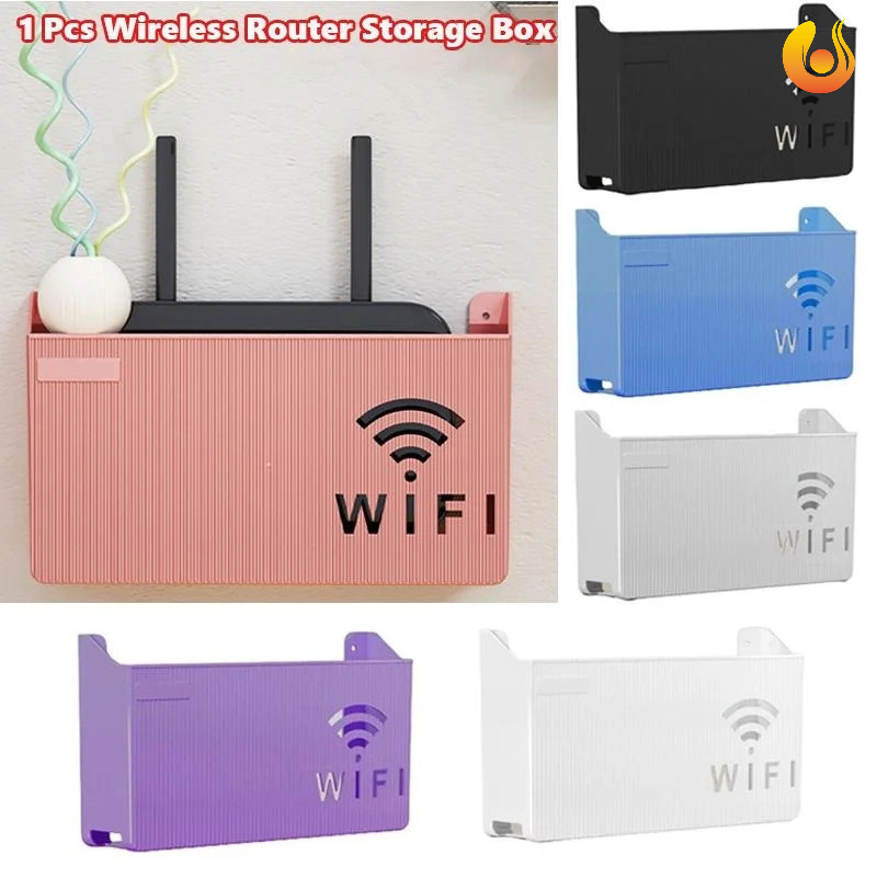 Multi-purpose Wall Mounted Storage Rack/Wireless Wifi Router TV Remote ...
