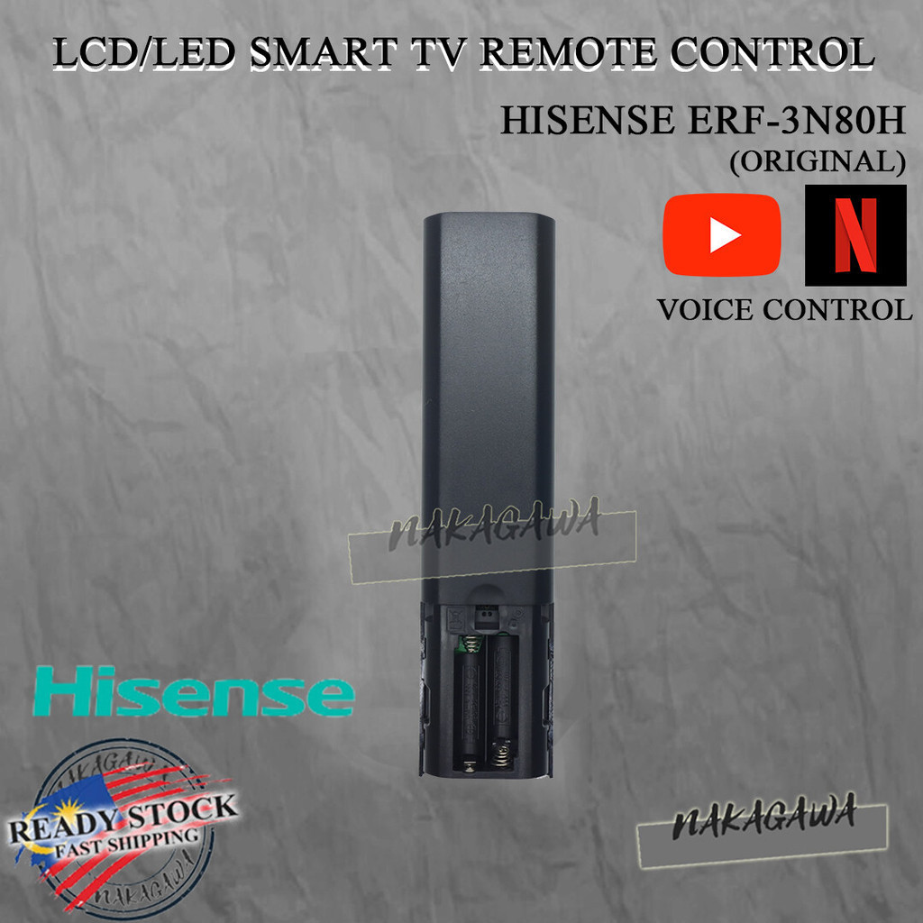 HISENSE SMART TV REMOTE CONTROL ERF3N80H (VOICE CONTROL) | Shopee Malaysia