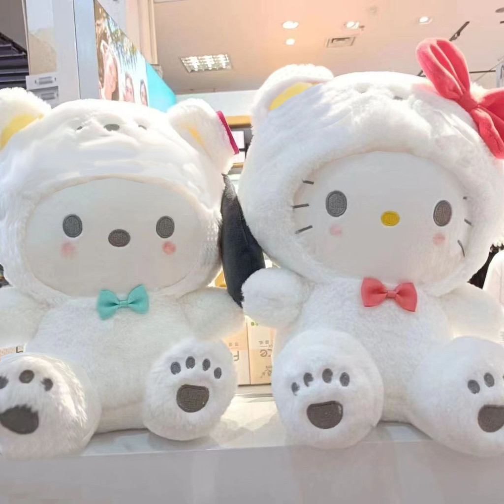 22cm Sanrio Hello Kitty Cinnamonroll Kuromi Pochacco Stuffed Plush Doll Children Cute Birthday ...