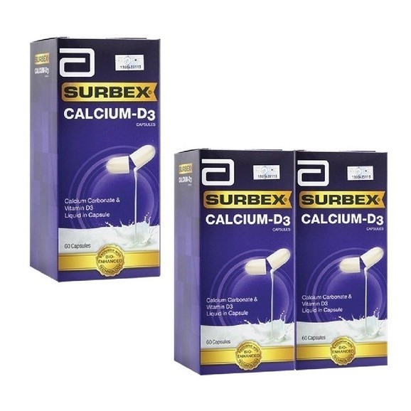 SURBEX CALCIUM-D3 60'SX2| 60'S | Shopee Malaysia