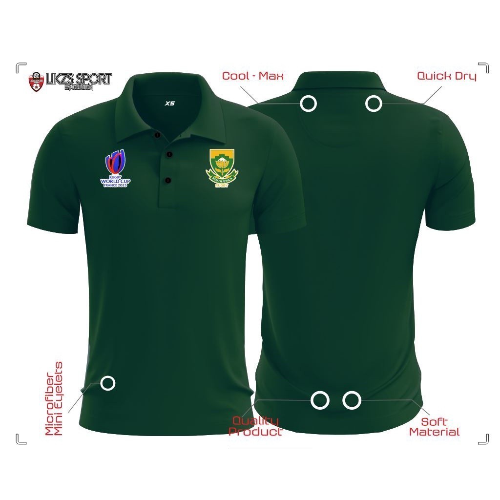Myra Sport South Africa Springboks Rugby RWC France 2023 DX1 Travel ...