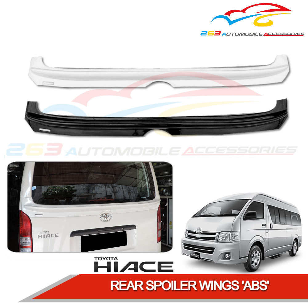 TOYOTA HIACE VAN KDH200 2005-2019 REAR TRUNK LID MIDDLE SPOILER 'ABS ...