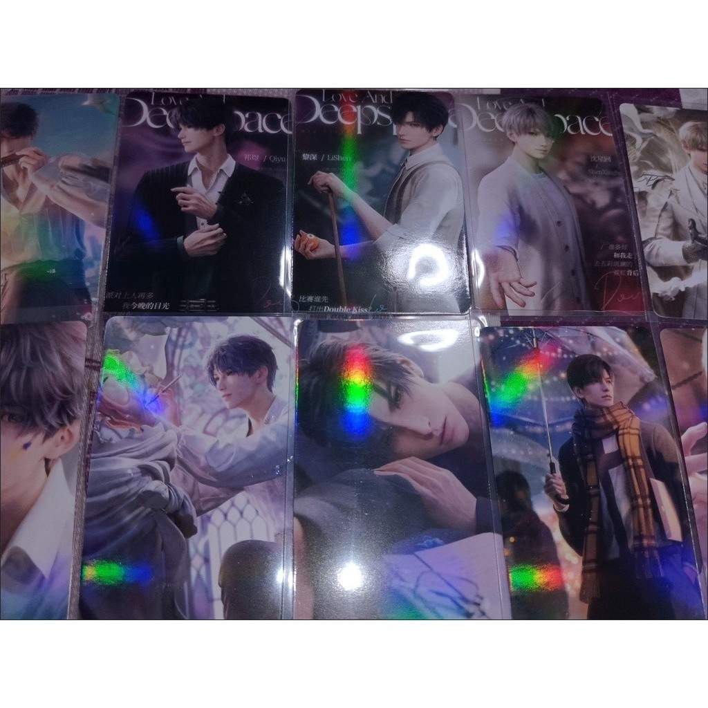 Love and deepspace Sylus Laser Mini Card 5.4*8.5 cm Set with 55 Cards and Album 2UEF | Shopee ...
