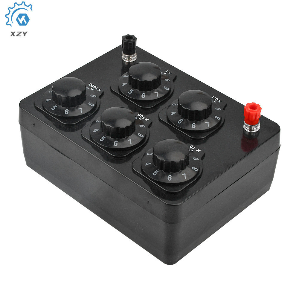 Resistance Box 0-9999.9Ω Adjustable Lab Resistor Substitution Box ...