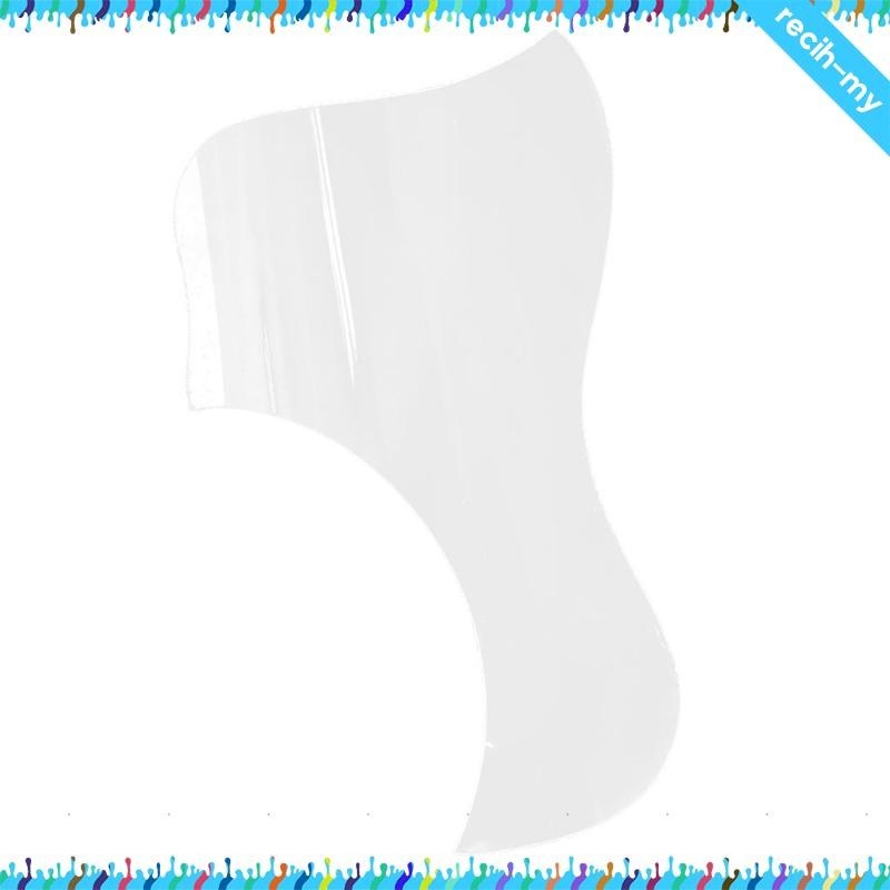 [RecihMY] Clear Acoustic Guitar Pickguard Self- Plate Protects Your ...