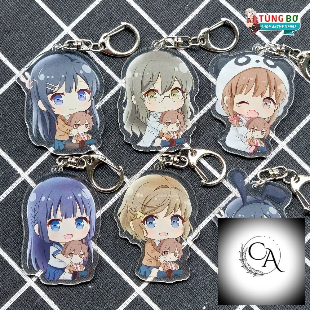 Bunny Girl Senpai Anime Keychain (Hugging) | Shopee Malaysia