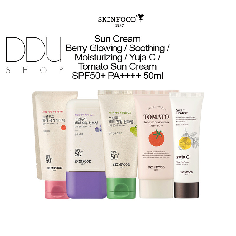 SKINFOOD Sun Cream Berry Glowing / Soothing / Moisturizing / Yuja C ...
