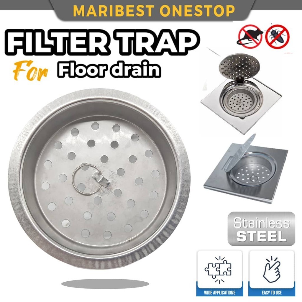 Trap Only CP-678 Stainless Steel Drain Filter Trap Floor Auto Trap ...