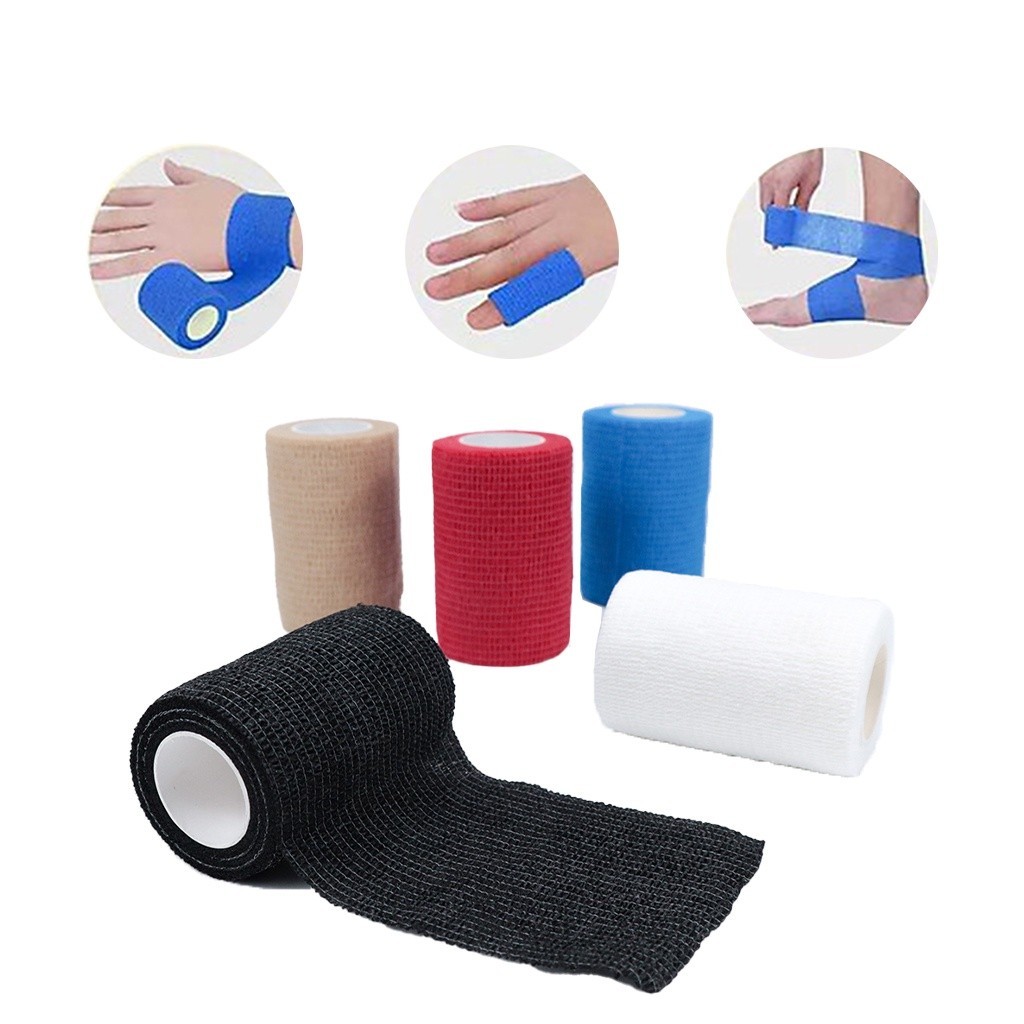 Self-adhesive fabric sports tape for ankles/wrists made of anti-injury ...