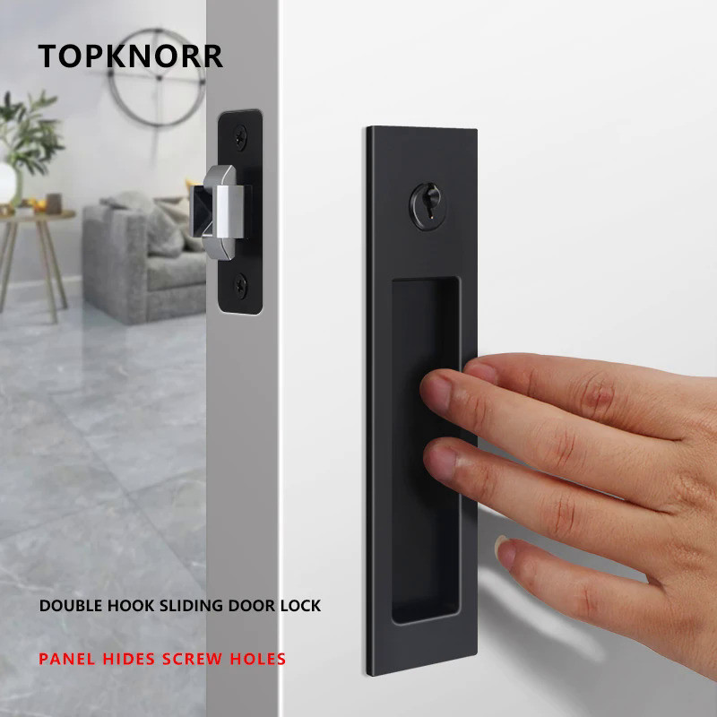 New Sliding Door Lock Hidden Screw Hole Indoor Sliding Door Lock ...
