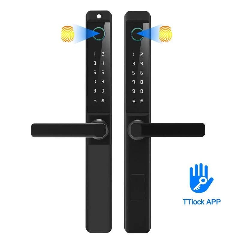 Waterproof ttlock app wireless aluminum digital smart lock With Double ...