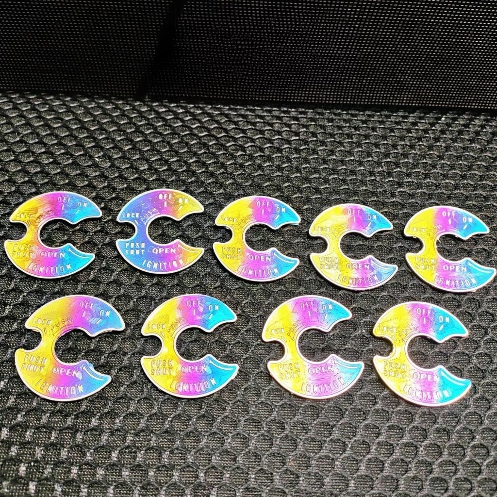 Titanium Stamps for All Kinds of Locks, Yamaha Logos, Fi Logos, Mounted ...