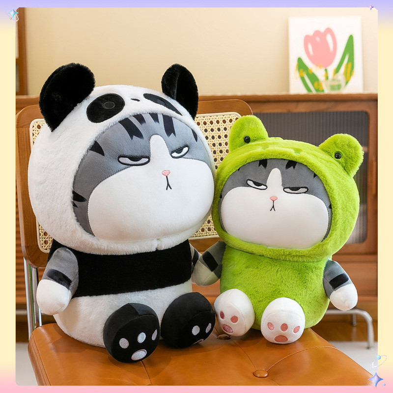 23/40cm Cute Panda Cat Doll Plush Toy Baby Pillow Boy Girl Birthday ...