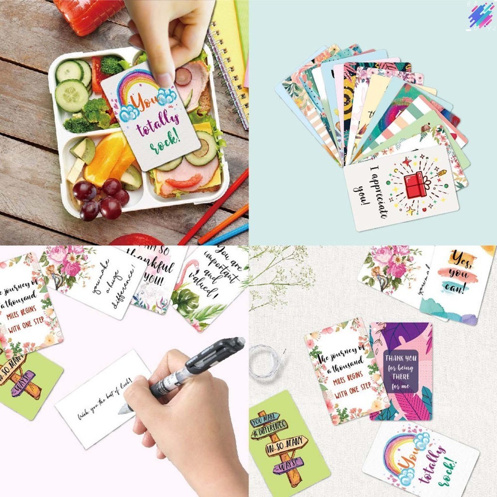 72pcs Inspirational Motivational Cards Thankful Mini Quote Cards ...