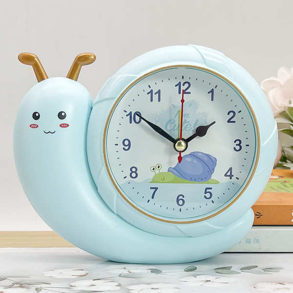 Children's Cartoon Cute Snail Cute Fun Alarm Clock for Students Bedside ...