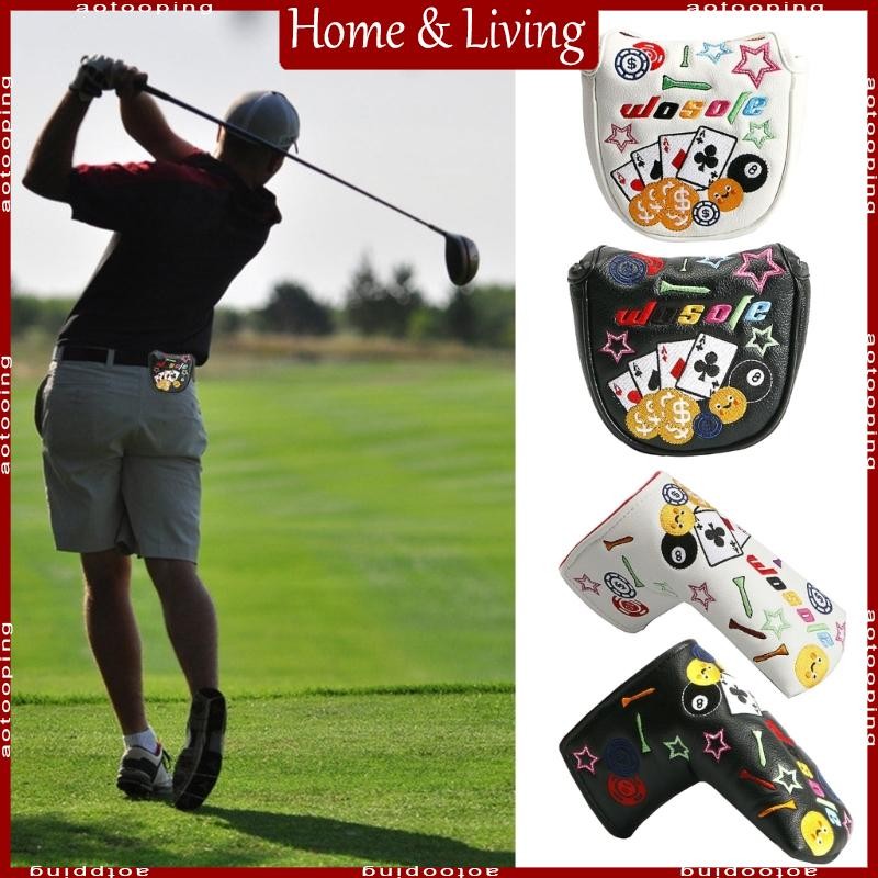 AOTO Golf Club Head Covers Putter Headcover Mallet Putter Cover ...