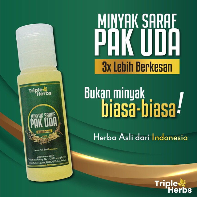 PAK UDA NERVE OIL, KNEE AND JOINT PAIN 100% ORIGINAL | Shopee Malaysia
