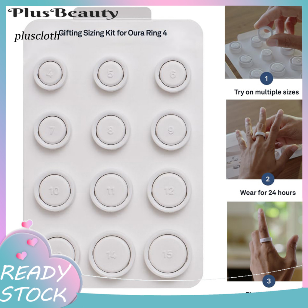 Ring Caliper for Sizing Ring Measuring Tool Ring Sizing Kit Set of 4 ...