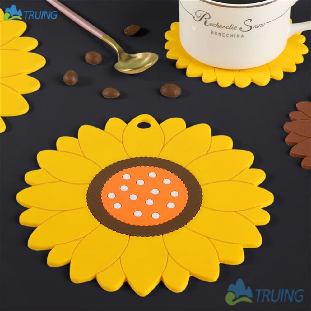 Dining Table Dish Mat Flexible Table Decoration Insulation Effective ...