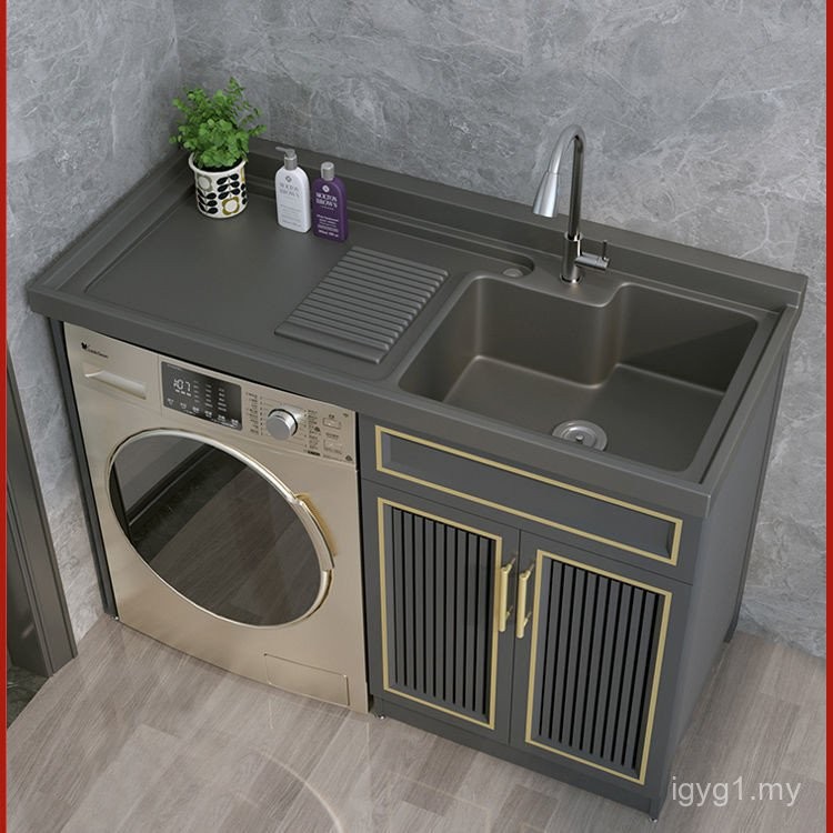 [5.6,000 Person Collection] Pool Slot Space Aluminum Quartz Stone Integrated Balcony Washing ...