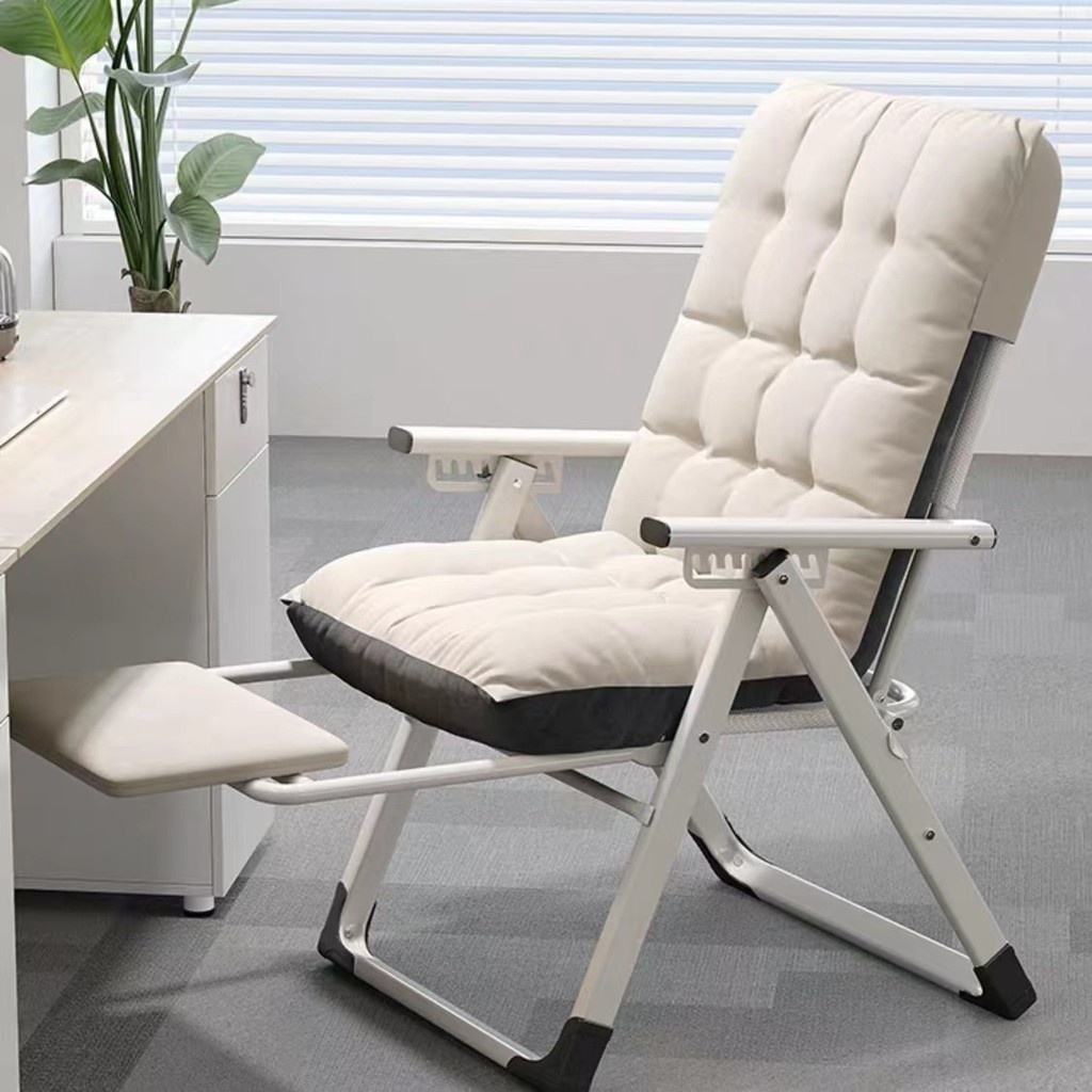 Foldable Recliner Office Lunch Break Dual-Purpose Chair Home Computer ...