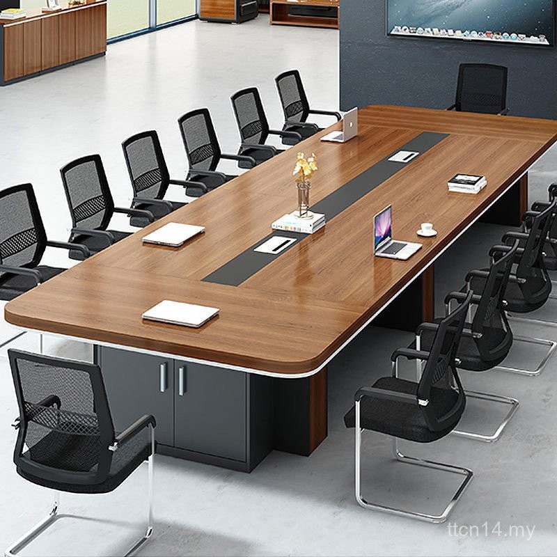 Conference Table Long Table Simple Modern Table Chair Combination Long ...