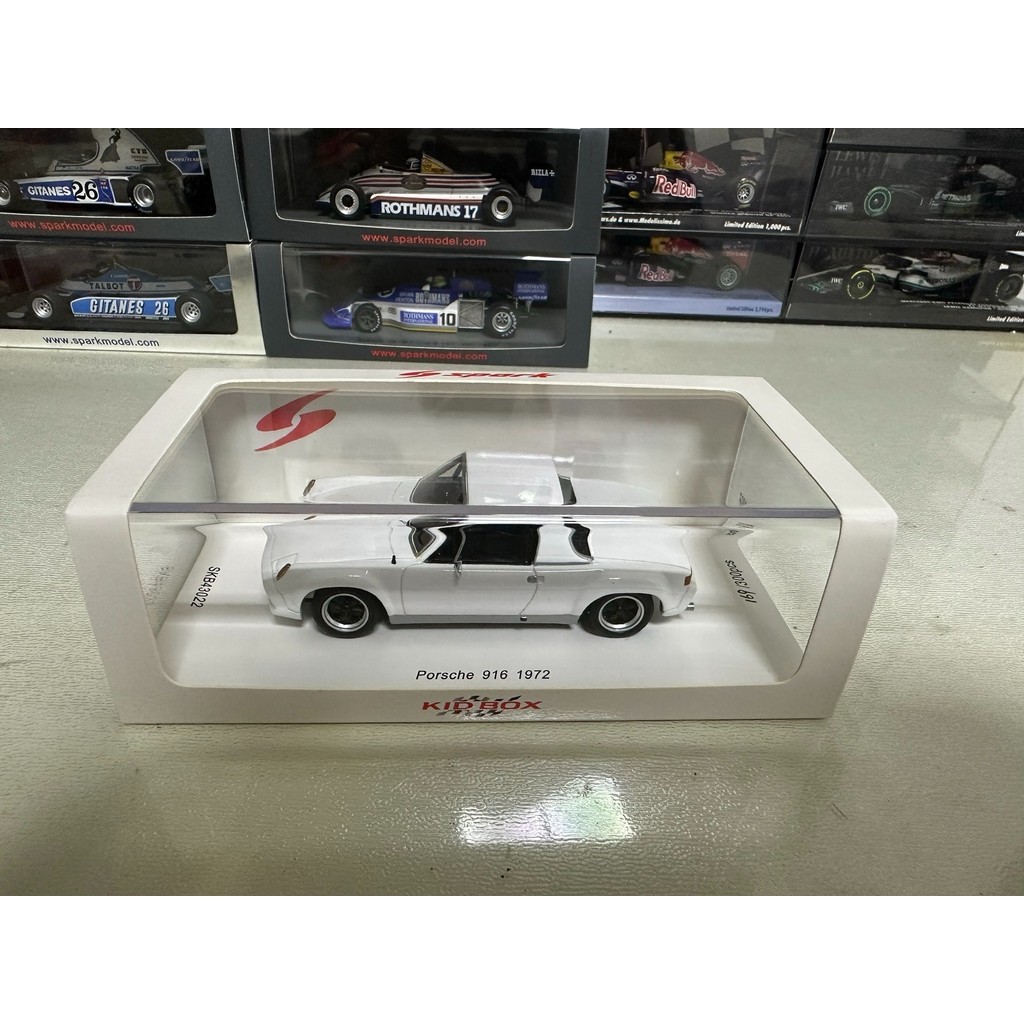 Spark 1/43 Kid Box Special Note Porsche Porsche 916 1972 Model Original ...