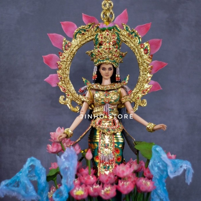 Miniature barbie fashion Royalty pichen doll costume 1/6 scale | Shopee ...